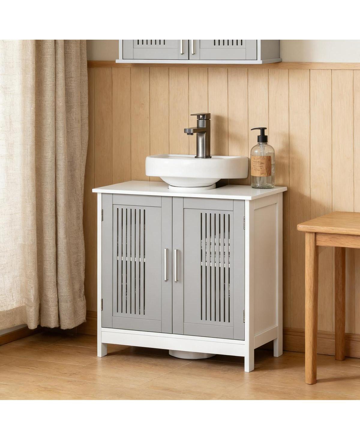 Click here for Sillysis 23.5 Inch Bathroom Sink Cabinet with Adju... prices