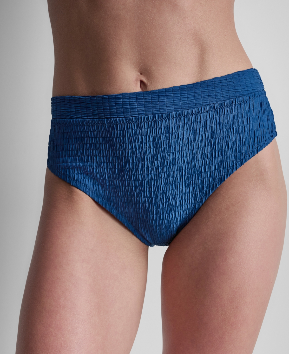 Click here for Dkny Womens High Waist Bikini Bottoms - Admiral Te... prices