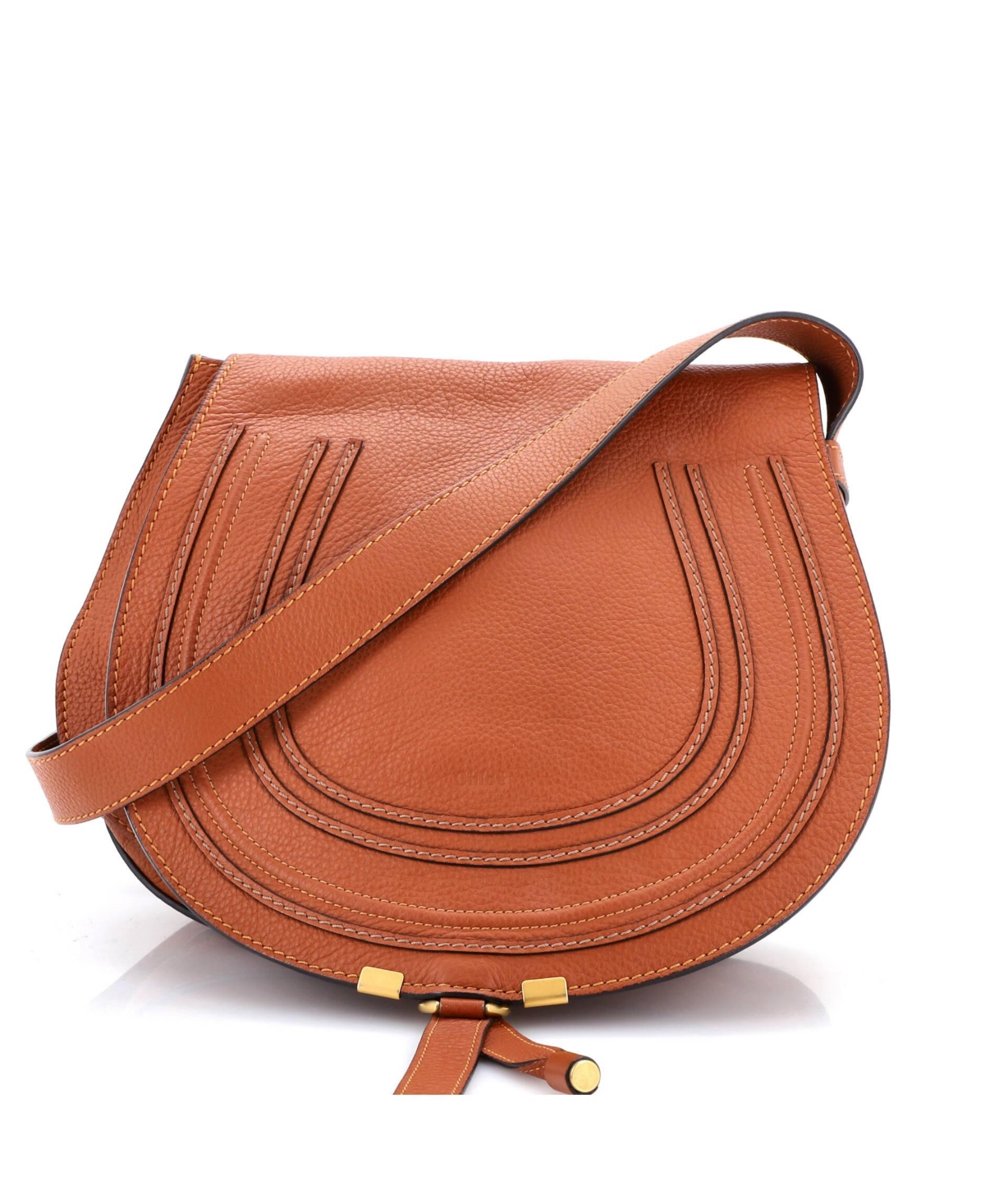 Click here for Pre-Owned Chloe Medium Marcie Crossbody Bag Leathe... prices