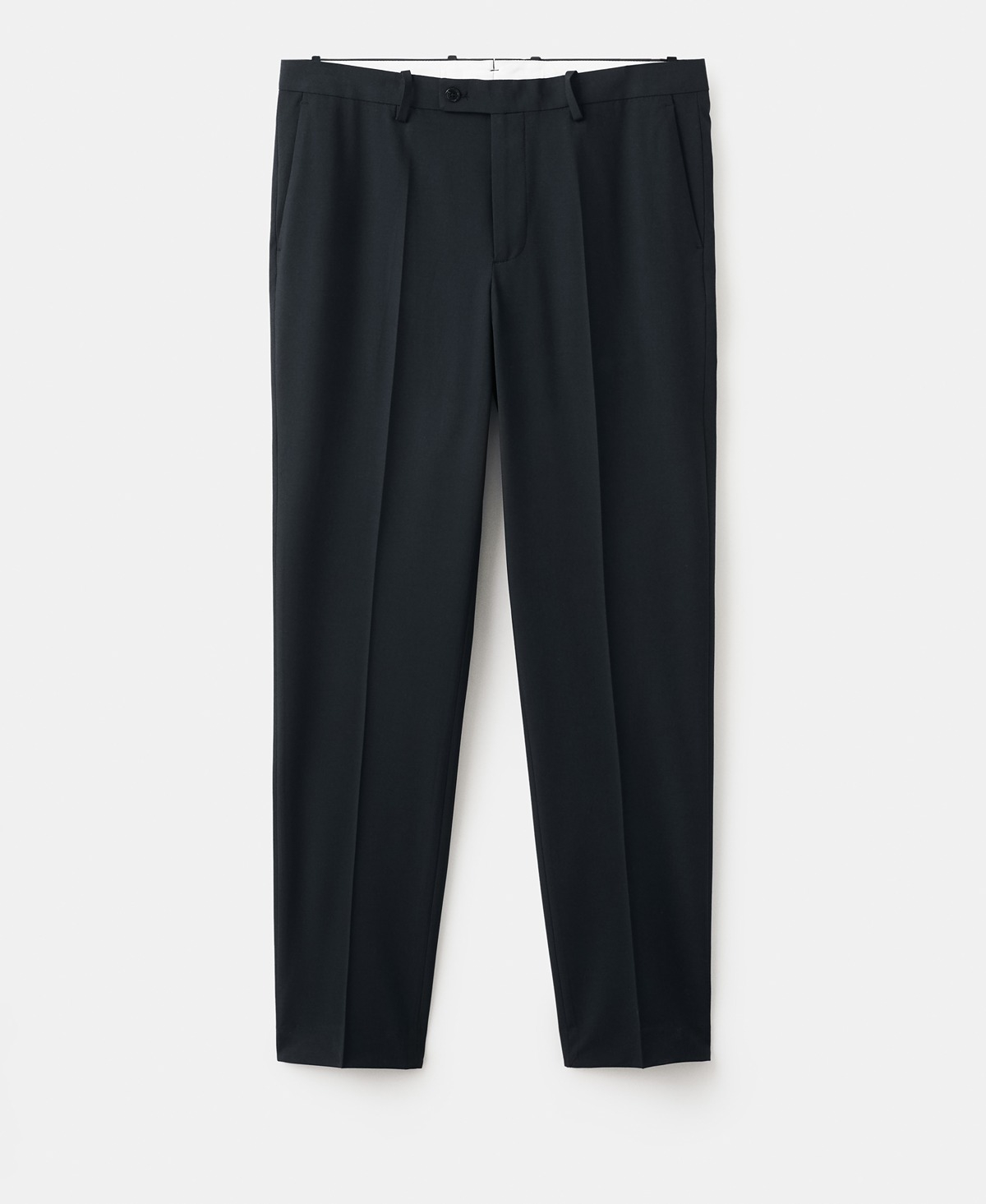 Click here for Mango Mens London Regular-Fit Pants - Navy prices