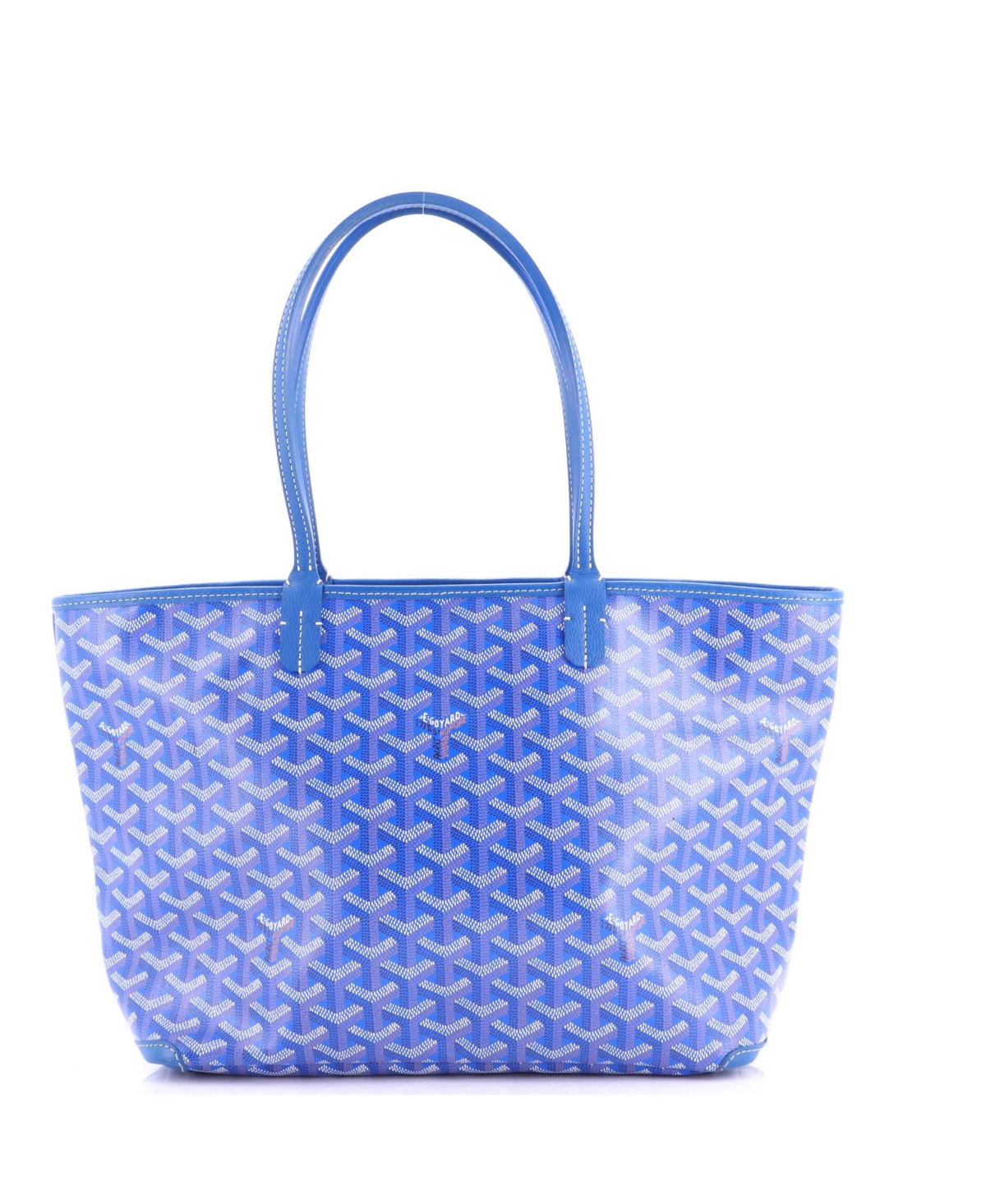 Click here for Pre-Owned Goyard Pm Artois Tote Coated Canvas - Bl... prices