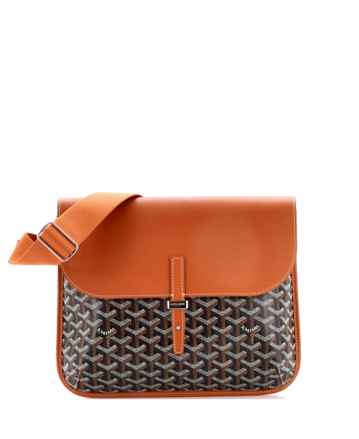 Click here for Pre-Owned Goyard Coursier Messenger Bag Coated Can... prices