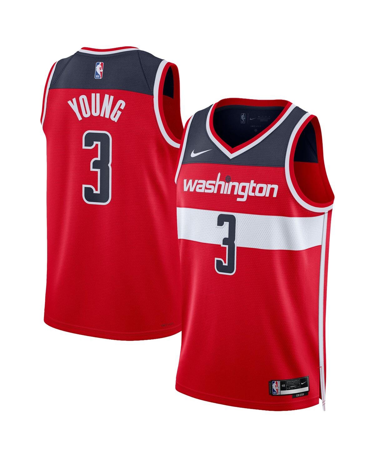 Click here for Nike Mens and Womens Trae Young Red Washington Wiz... prices