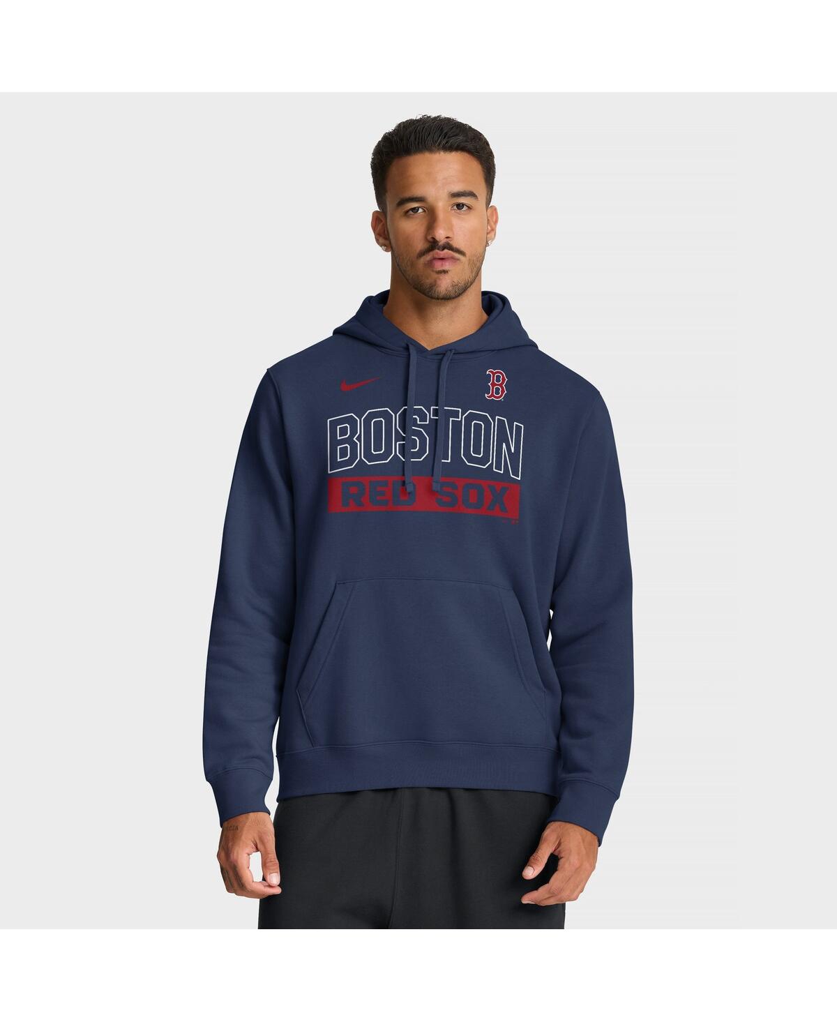 Click here for Nike Mens Navy Boston Red Sox Primetime Club Hoodi... prices