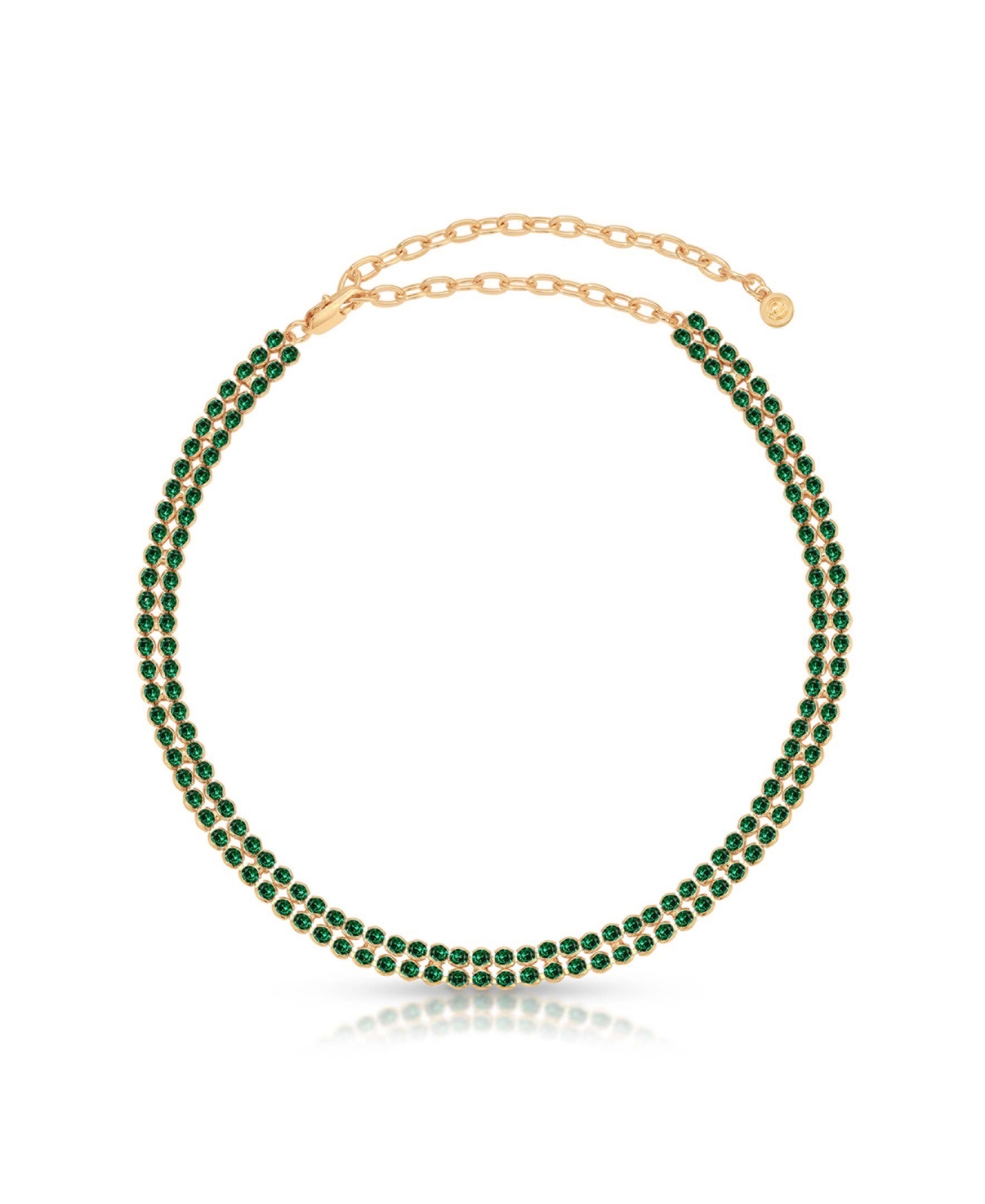 Click here for Ettika Two Rows of Crystal Sparkle Choker Necklace... prices