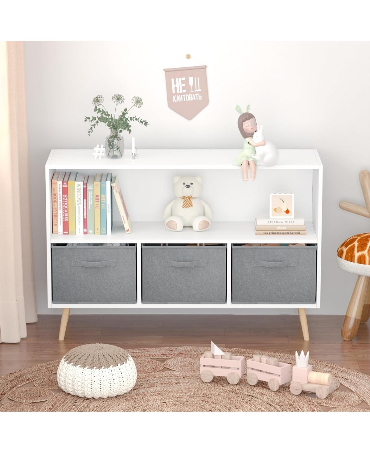 Click here for Rainsken Kids Bookcase and Bookshelf  Toy Storage... prices
