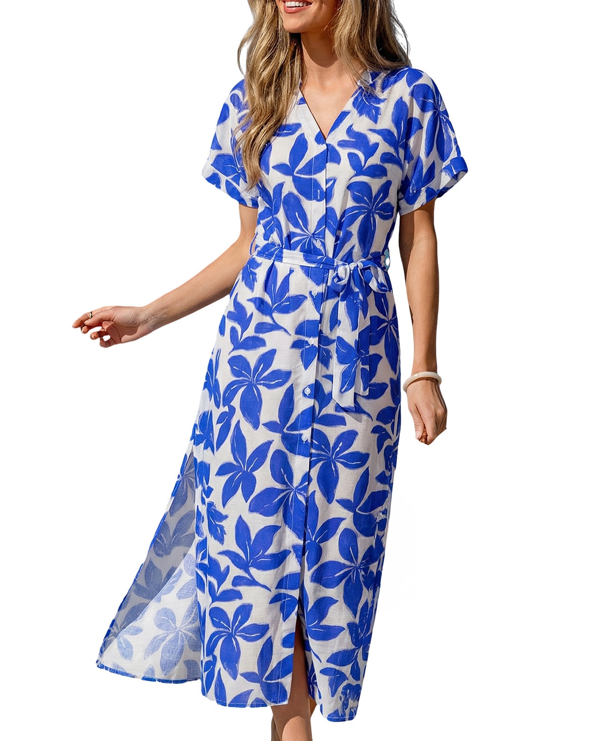 Click here for Cupshe Womens Eureka Tropical Maxi Beach Dress - M... prices