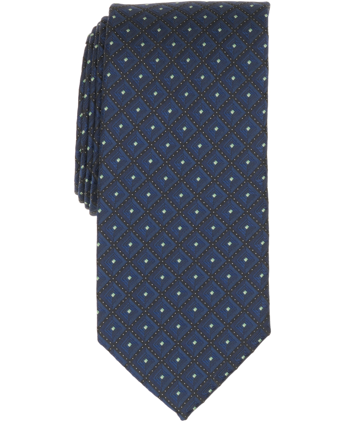 Click here for Perry Ellis Mens Bomar Classic Neat Tie - Navy prices