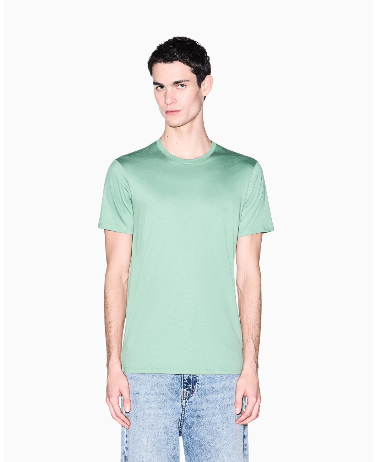 Click here for A|X Armani Exchange Mens Pima Crew Neck T-Shirt -... prices