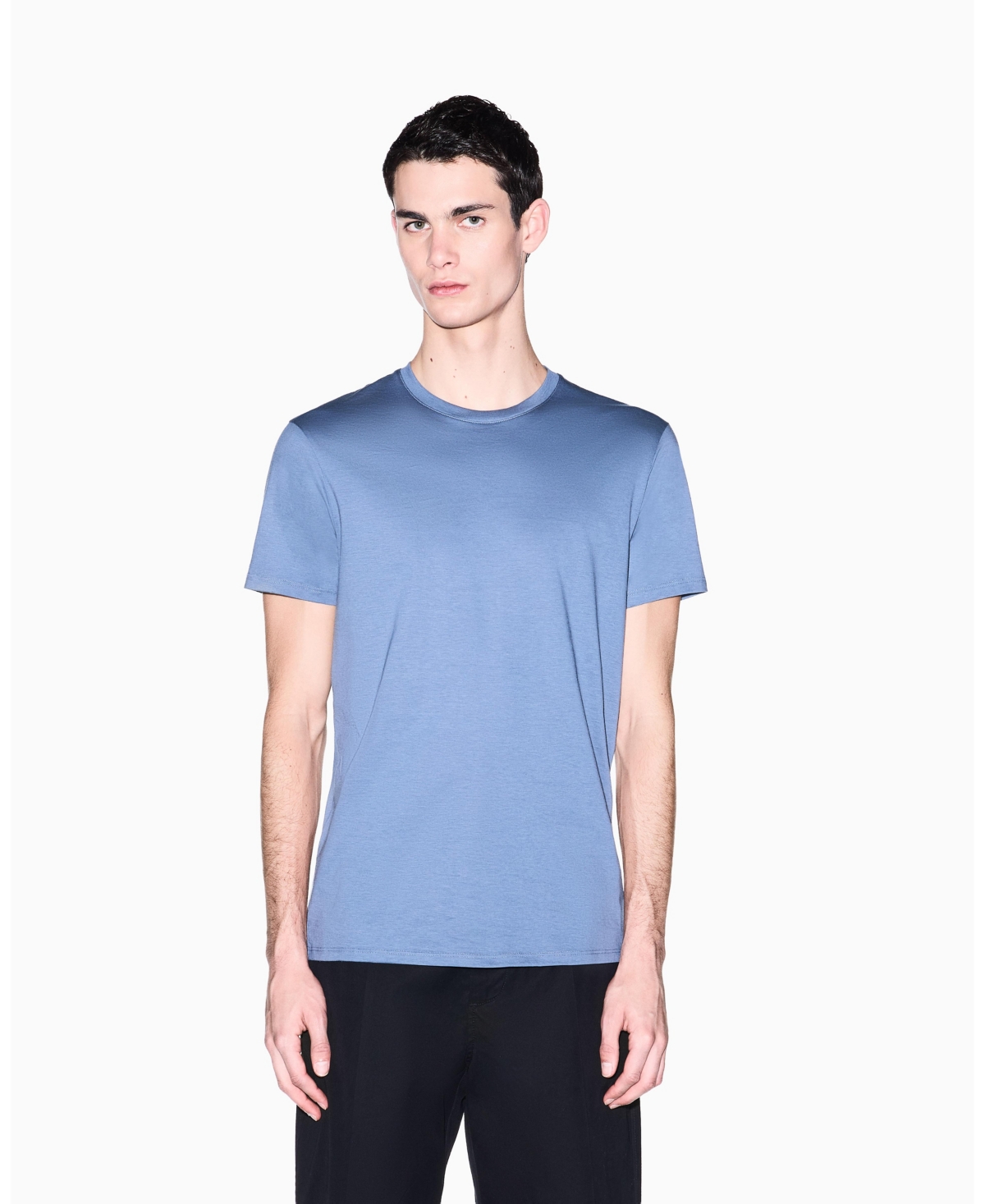 Click here for A|X Armani Exchange Mens Pima Crew Neck T-Shirt -... prices