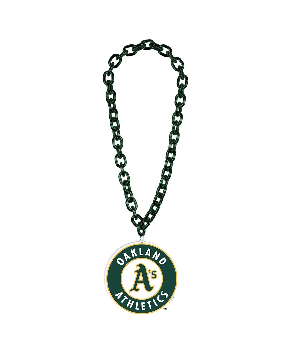 Click here for Wincraft Oakland Athletics Big Chain Logo Necklace prices