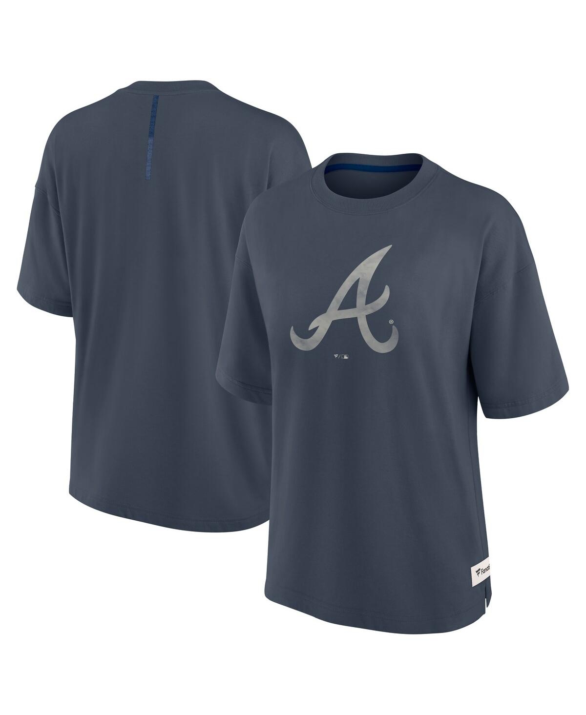 Click here for Fanatics Womens Blue Atlanta Braves Oversized Elem... prices
