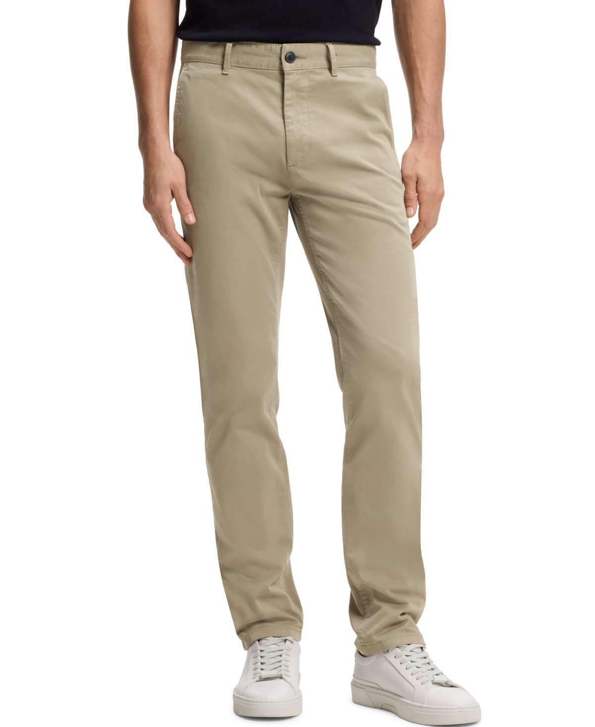 Click here for Boss by Hugo Boss Mens Stretch-Cotton Satin Slim-F... prices