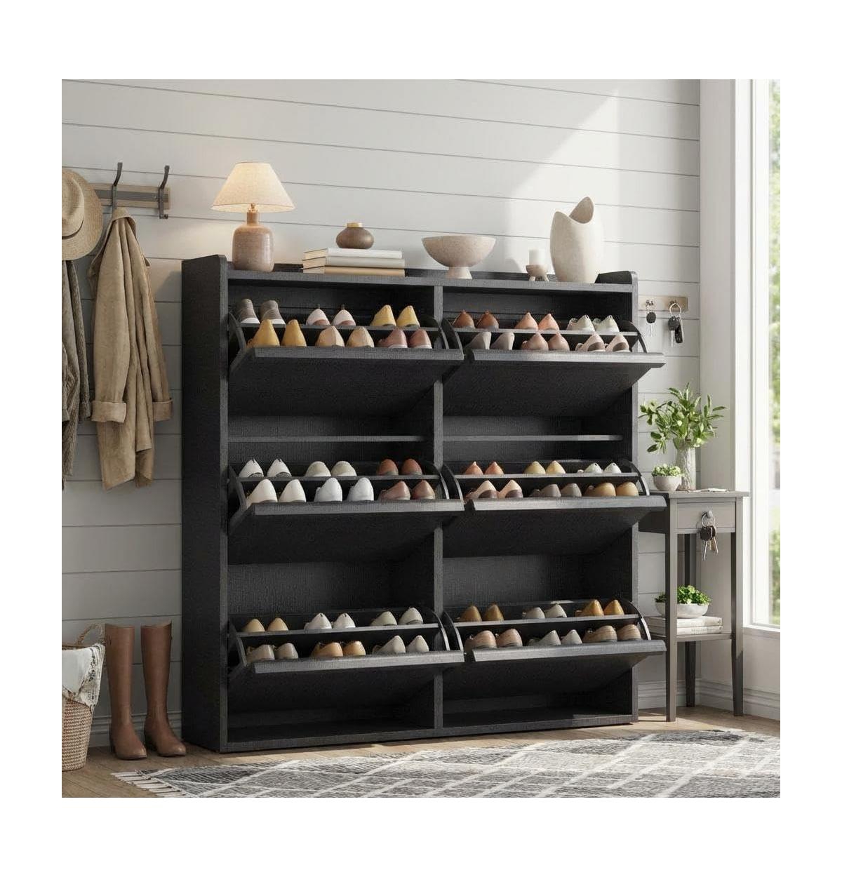 Click here for gaomon Shoe Cabinet with 6 Flip Drawers Narrow Cab... prices