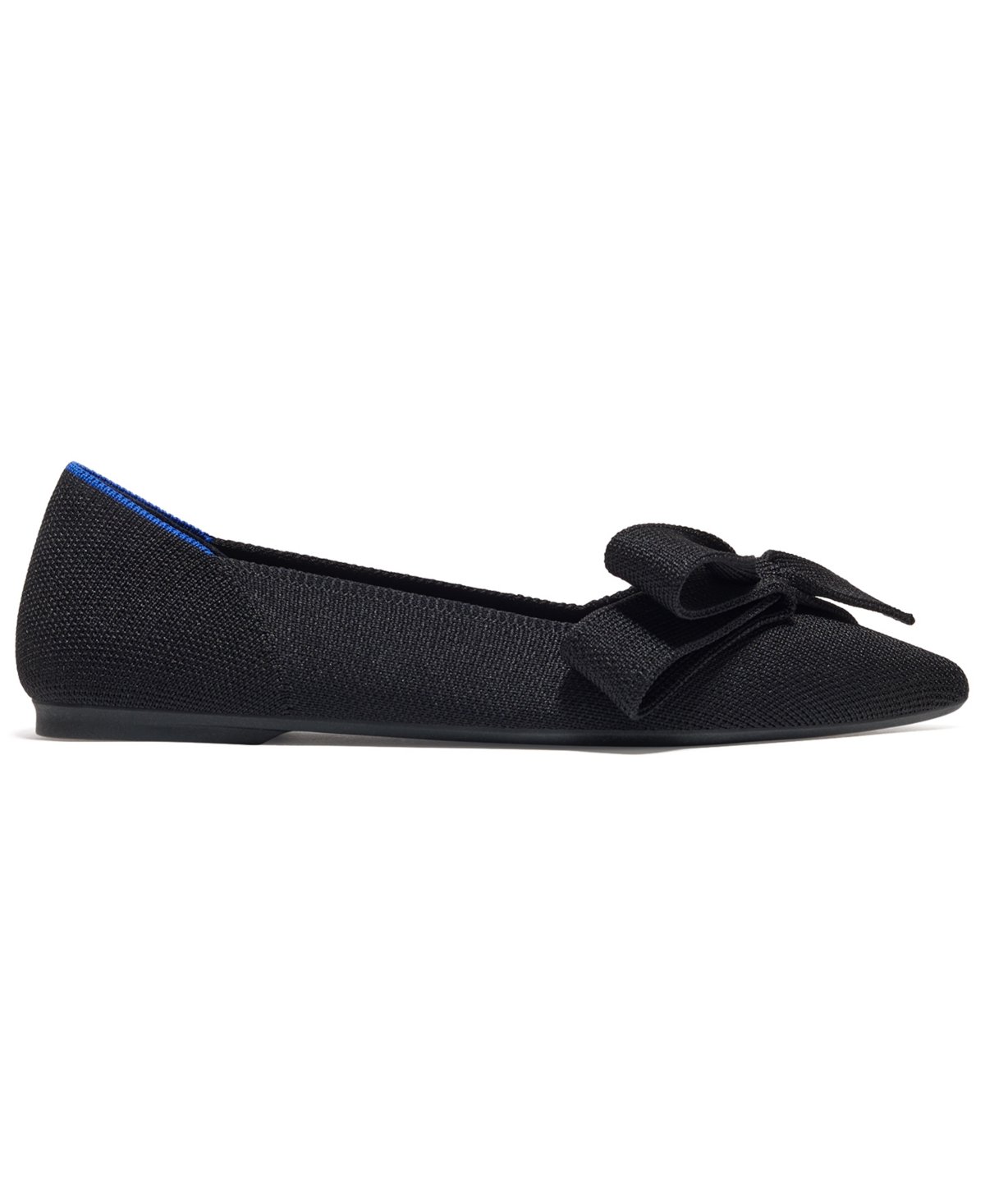 Click here for Rothys Womens Bow Point Ii Ballet Flats - Black prices