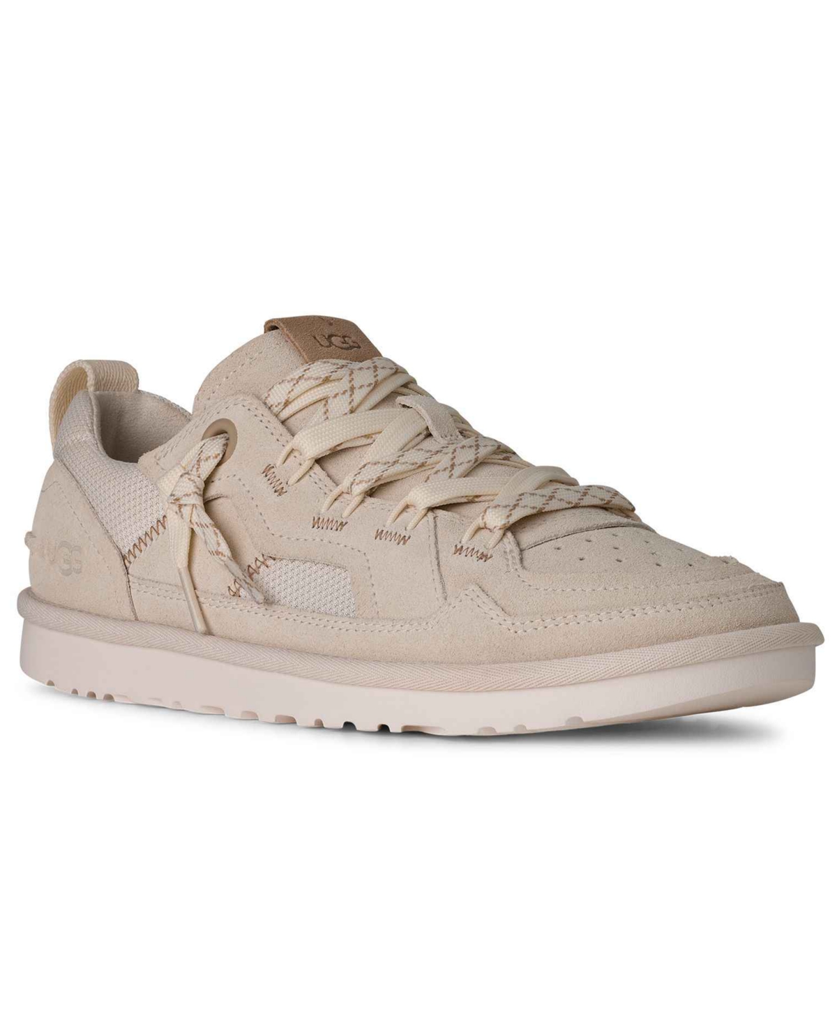 Click here for Ugg Mens Two-Tone Round-Toe Sneakers - White prices