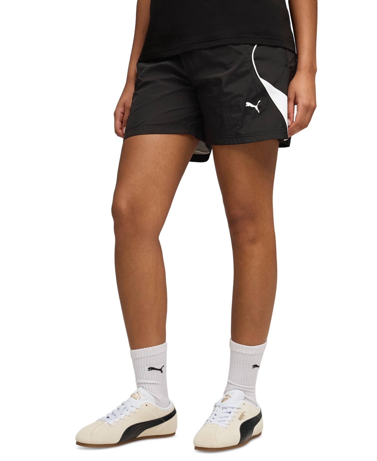 Click here for Puma Womens Woven Sport Shorts - Puma Black prices
