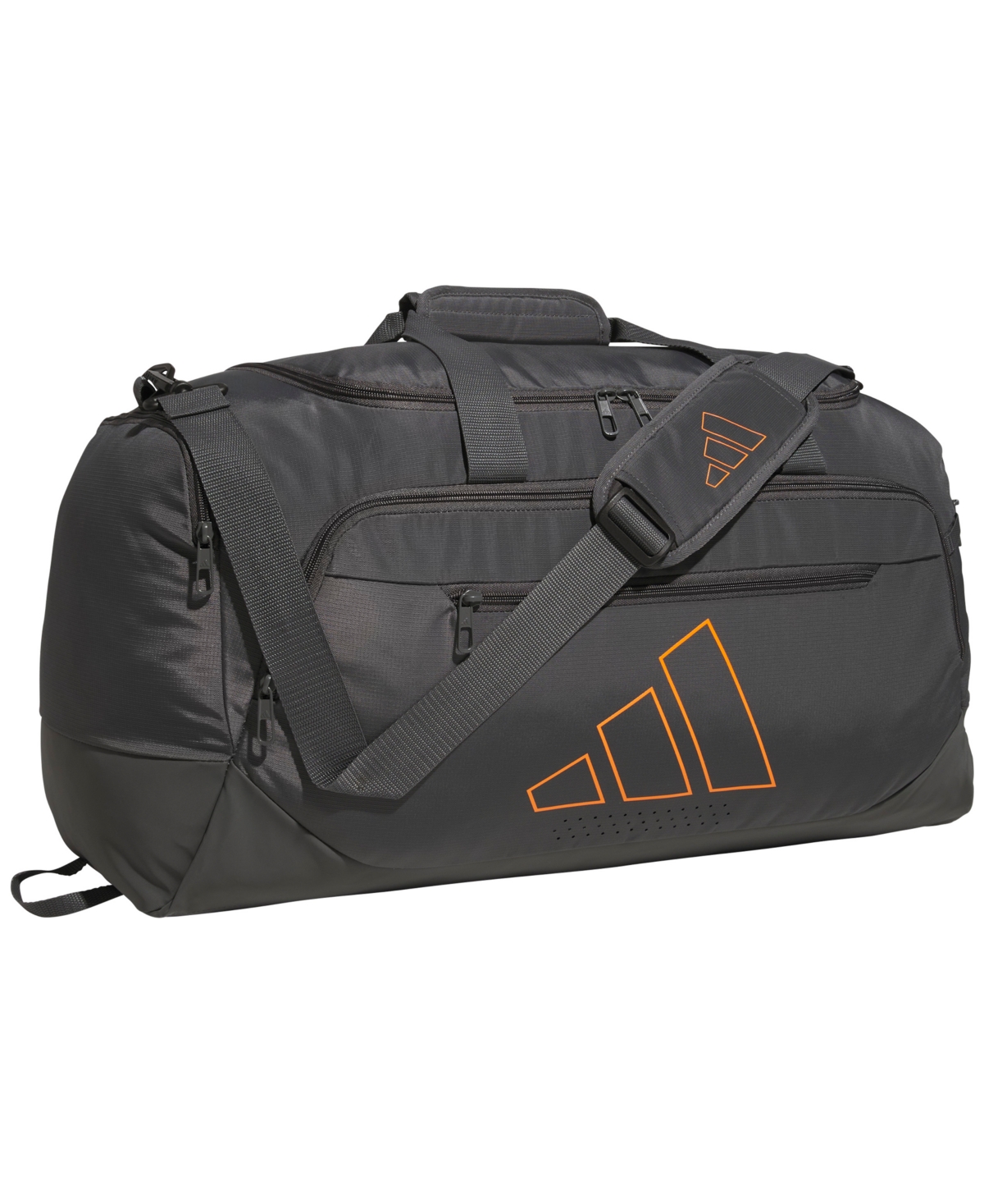 Click here for adidas Mens Defender Logo Duffel Bag - Grey Six/pu... prices