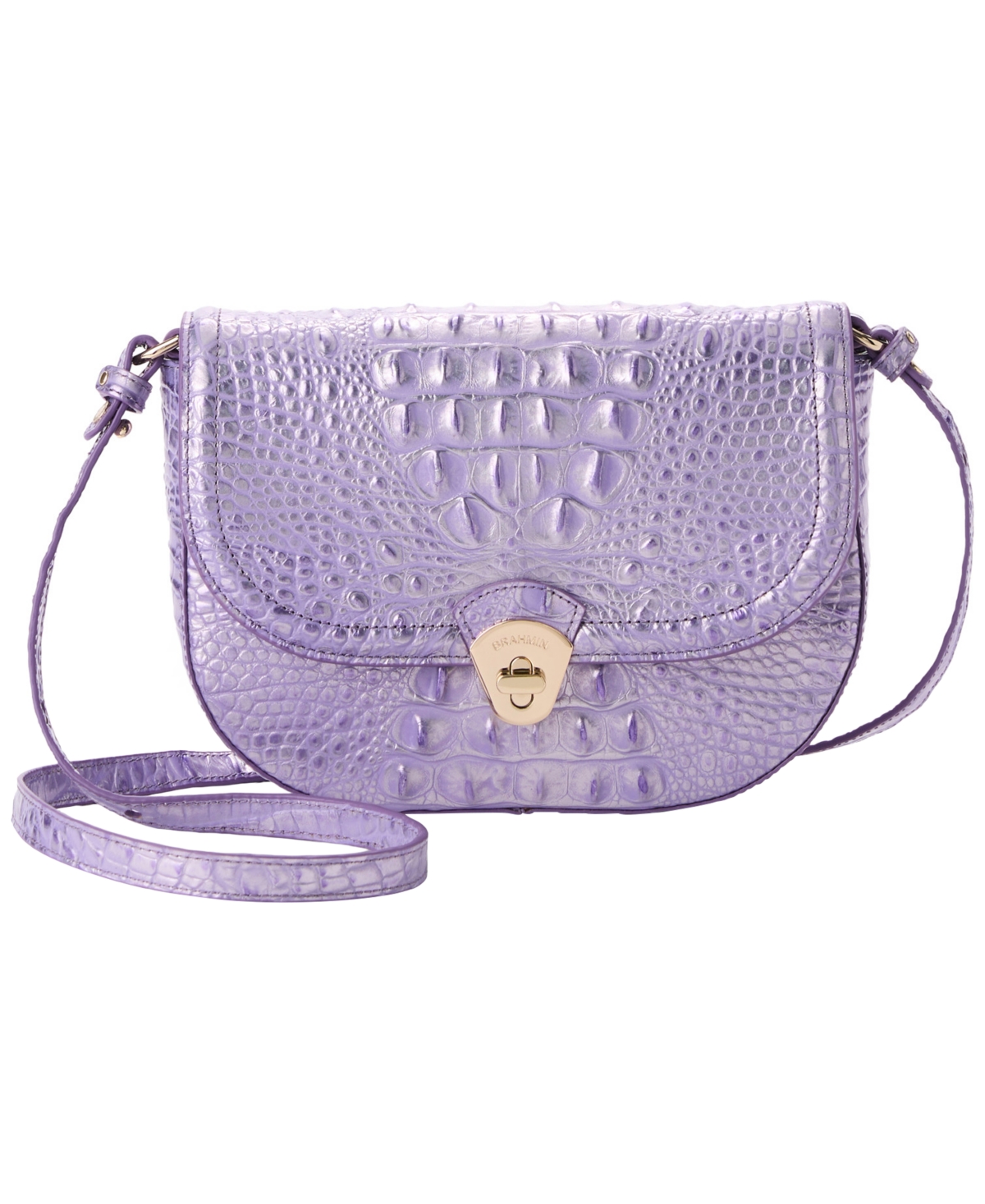 Click here for Brahmin Portia Compact Leather Crossbody Bag - She... prices
