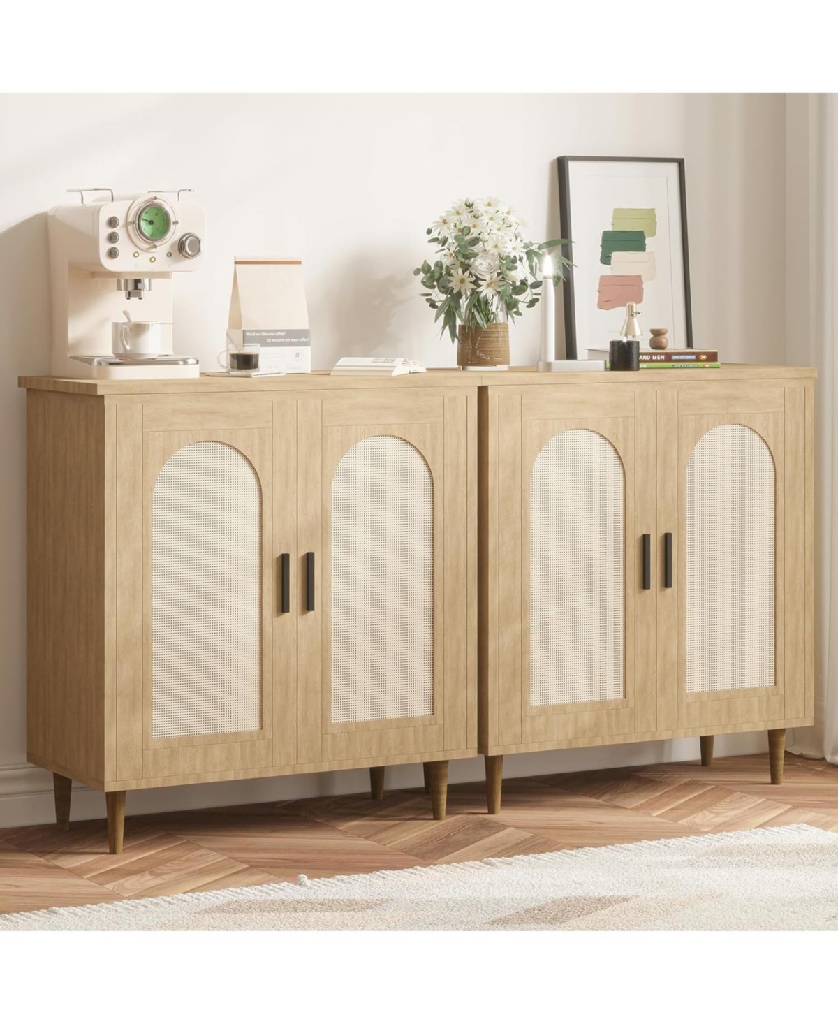Click here for gaomon Rattan Sideboard with Solid Wood Base  Buff... prices