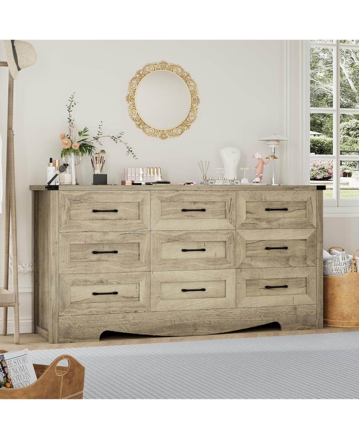 Click here for gaomon Drawer Dresser for Bedroom  Farmhouse Tall... prices