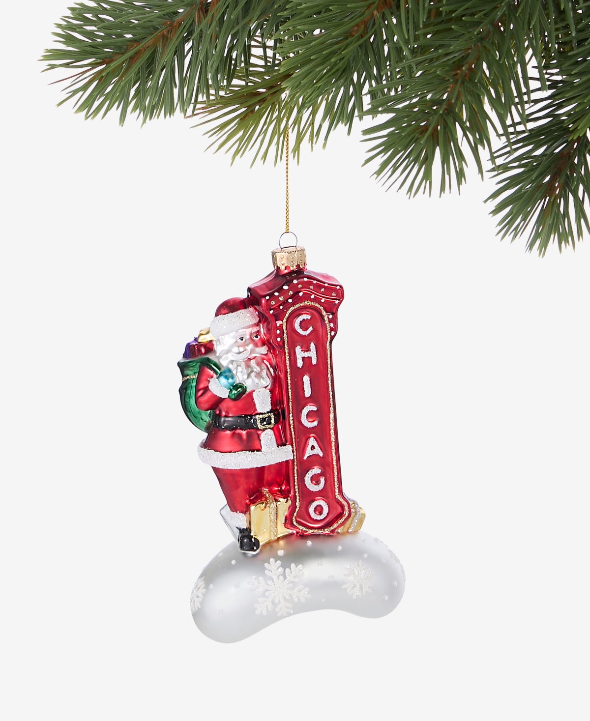Click here for Holiday Lane Chicago Santa Ornament  Macys Exclusi... prices