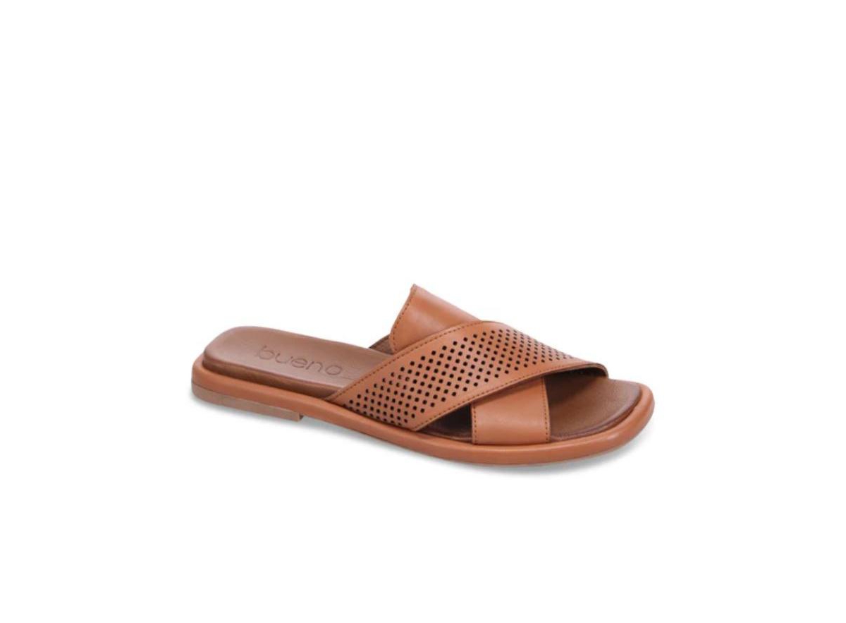 Click here for Bueno Womens Eddison Sandal - Dark tan prices
