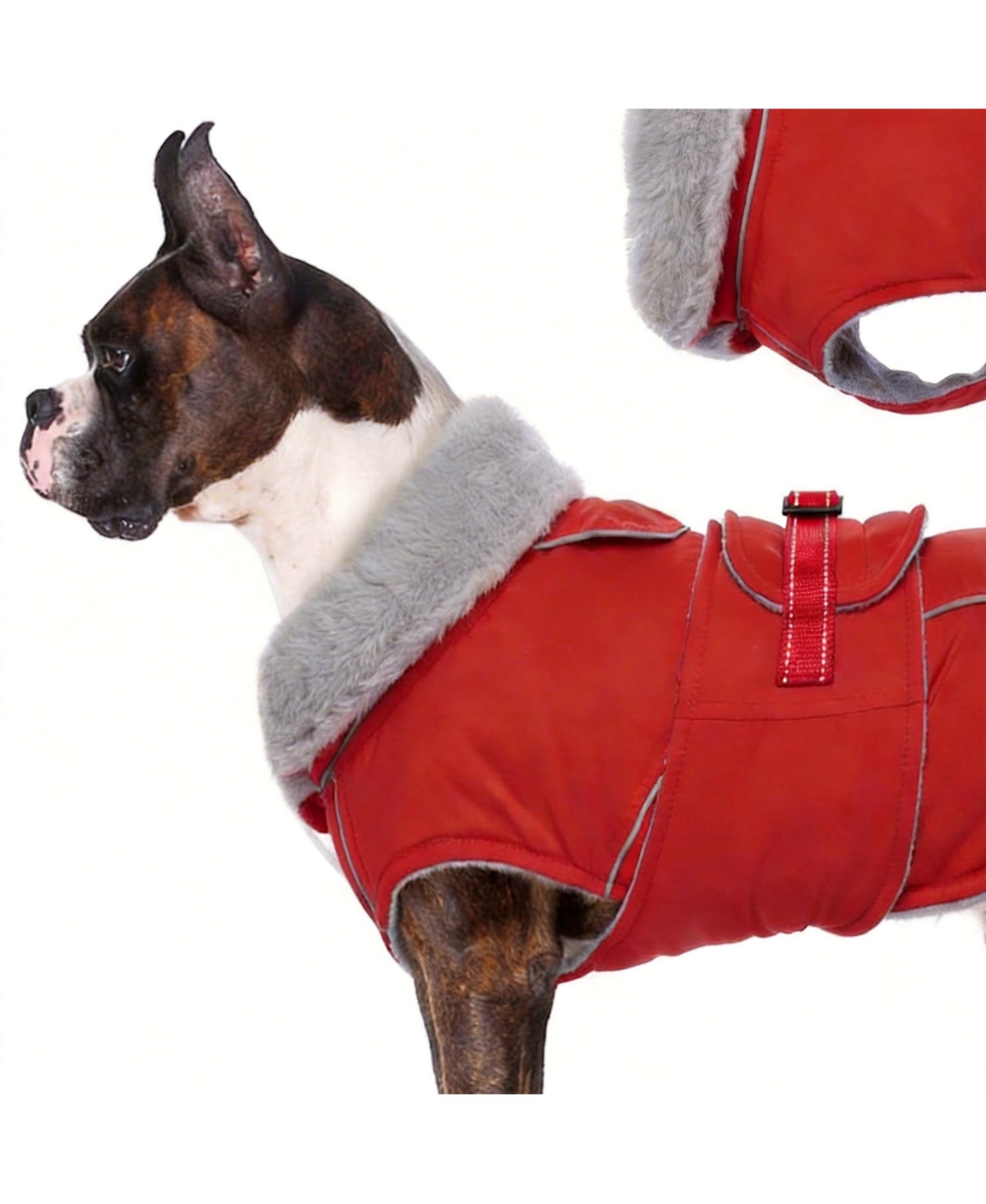 Click here for Aronkl Reflective Waterproof Dog Jacket with Fur C... prices