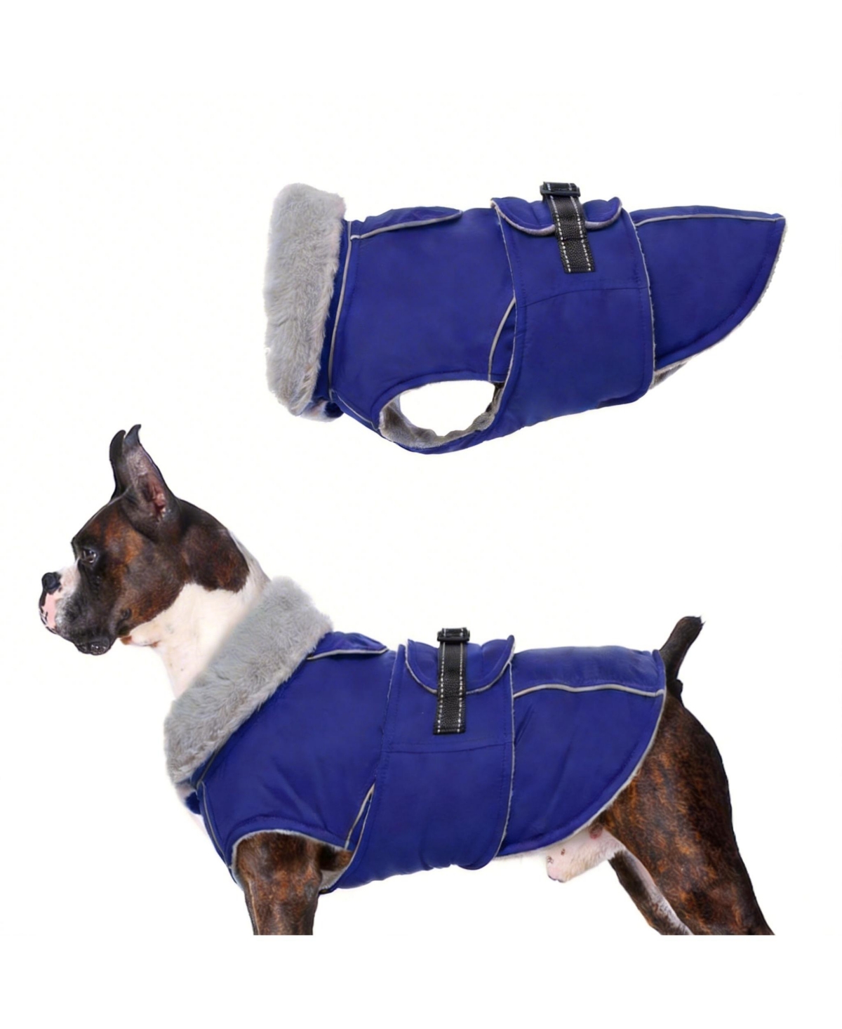 Click here for Aronkl Reflective Waterproof Dog Jacket with Fur C... prices