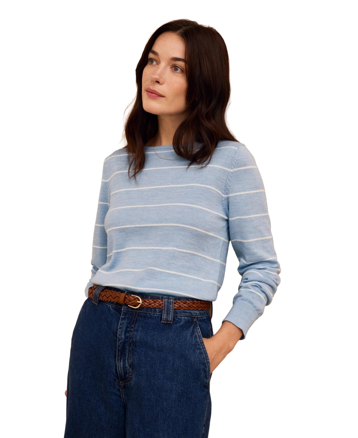 Click here for Celtic & Co. Womens Merino Fine Knit Boat Neck Jum... prices