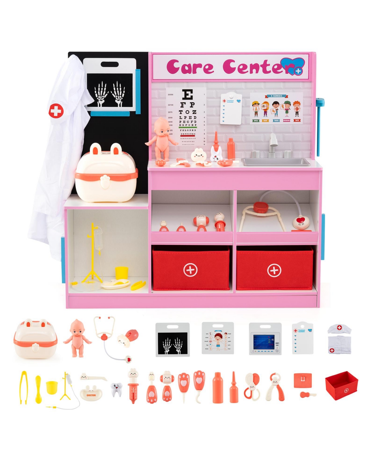 Click here for Mecale Play Doctor s Office Wooden Medical Center... prices