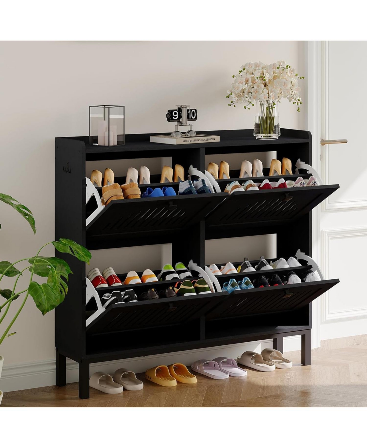 Click here for gaomon Shoe Storage Cabinet with 4 Flip Drawer  Sh... prices