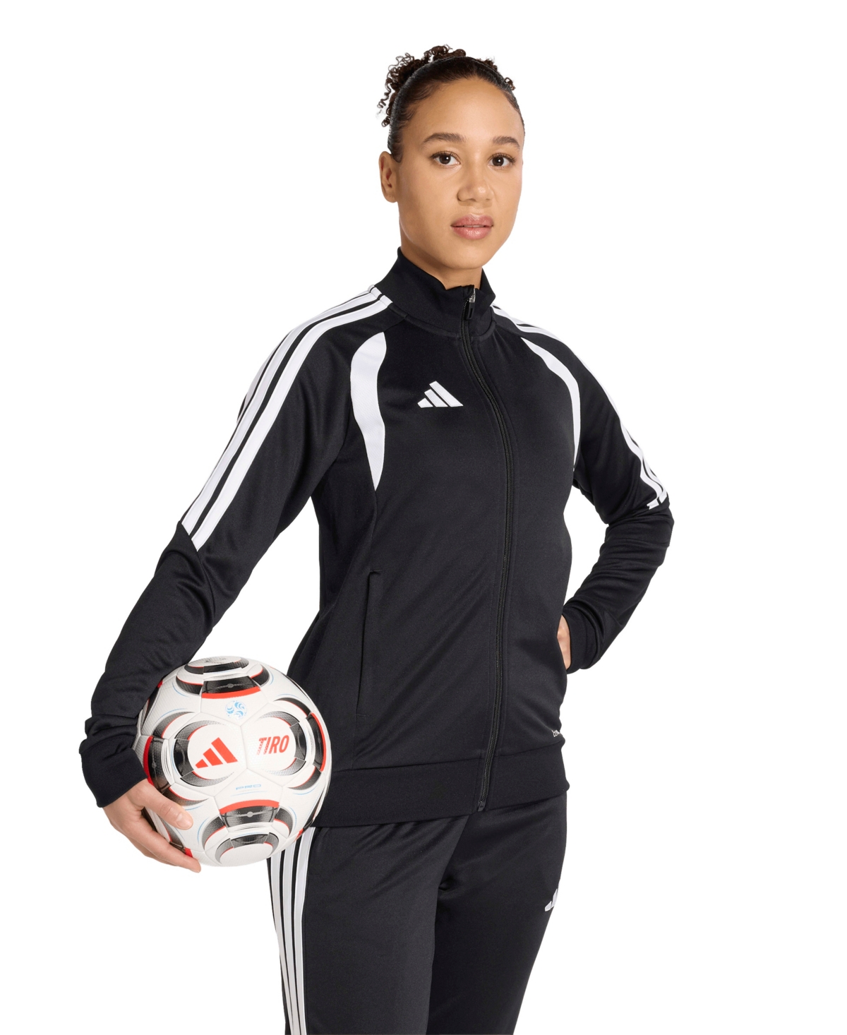Click here for adidas Womens League Training Track Mock Neck Jack... prices