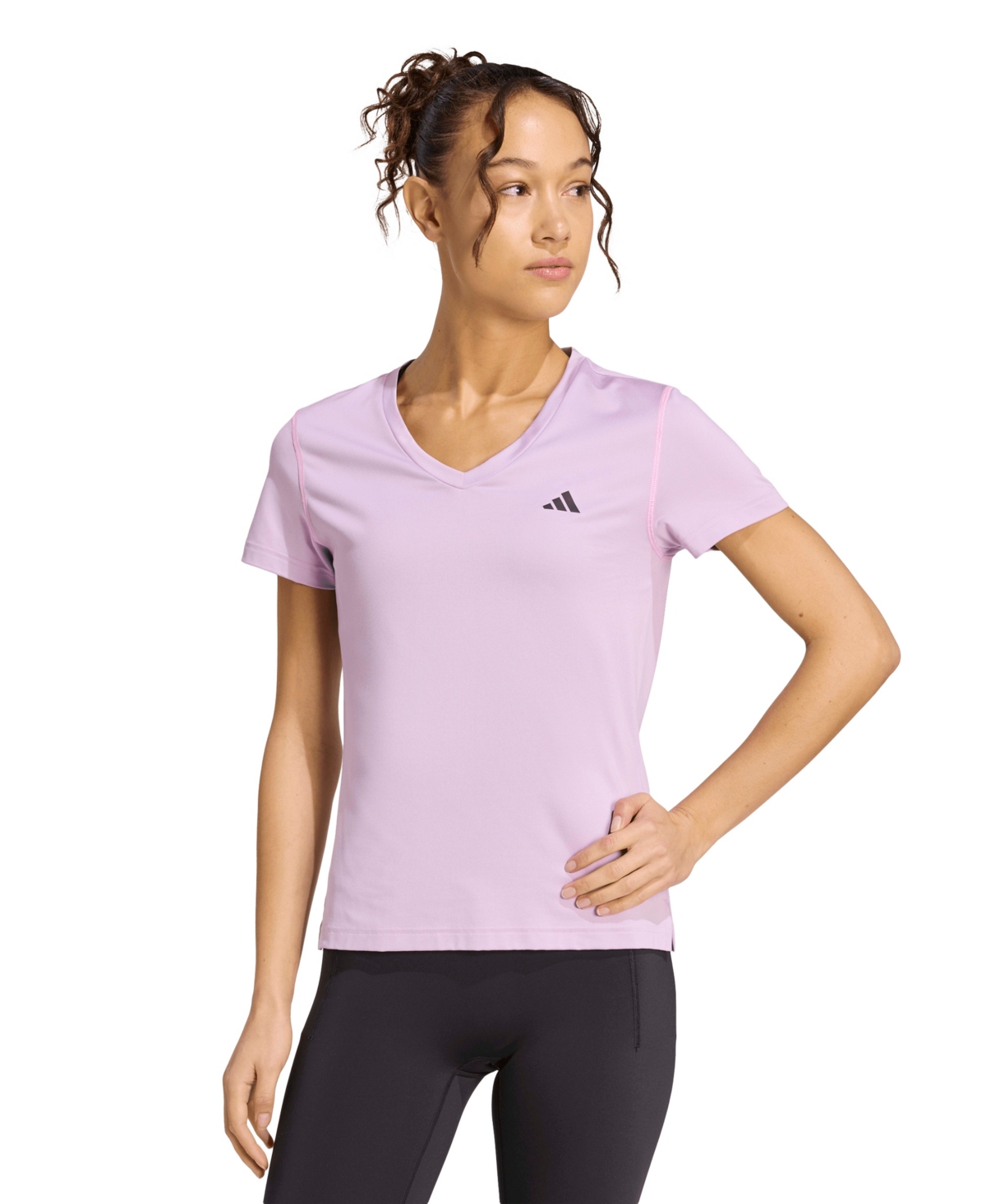 Click here for adidas Womens Workout Essentials V-Neck T-Shirt -... prices