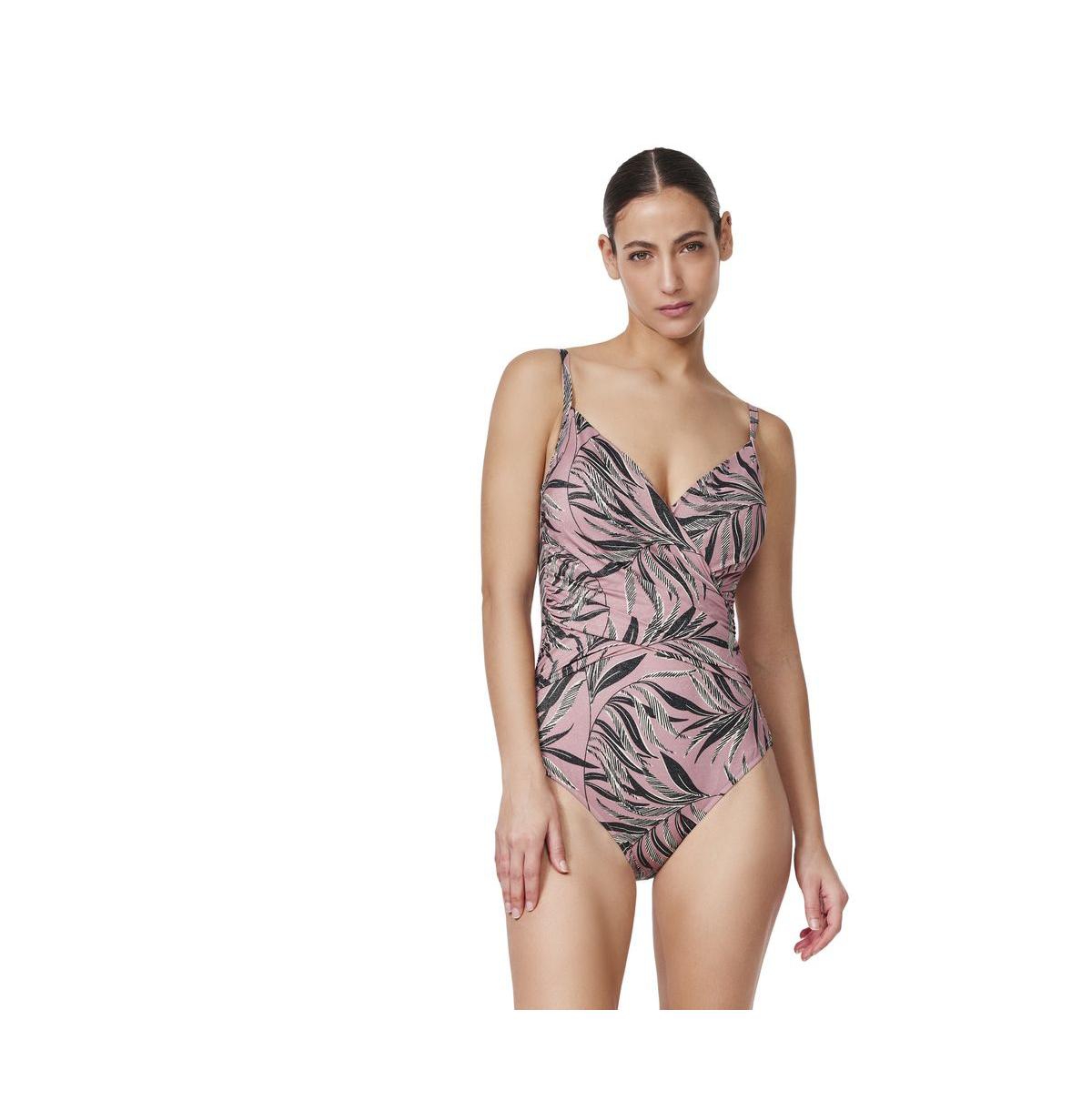 Click here for Profile by Gottex Womens La Palm Surplice One Piec... prices