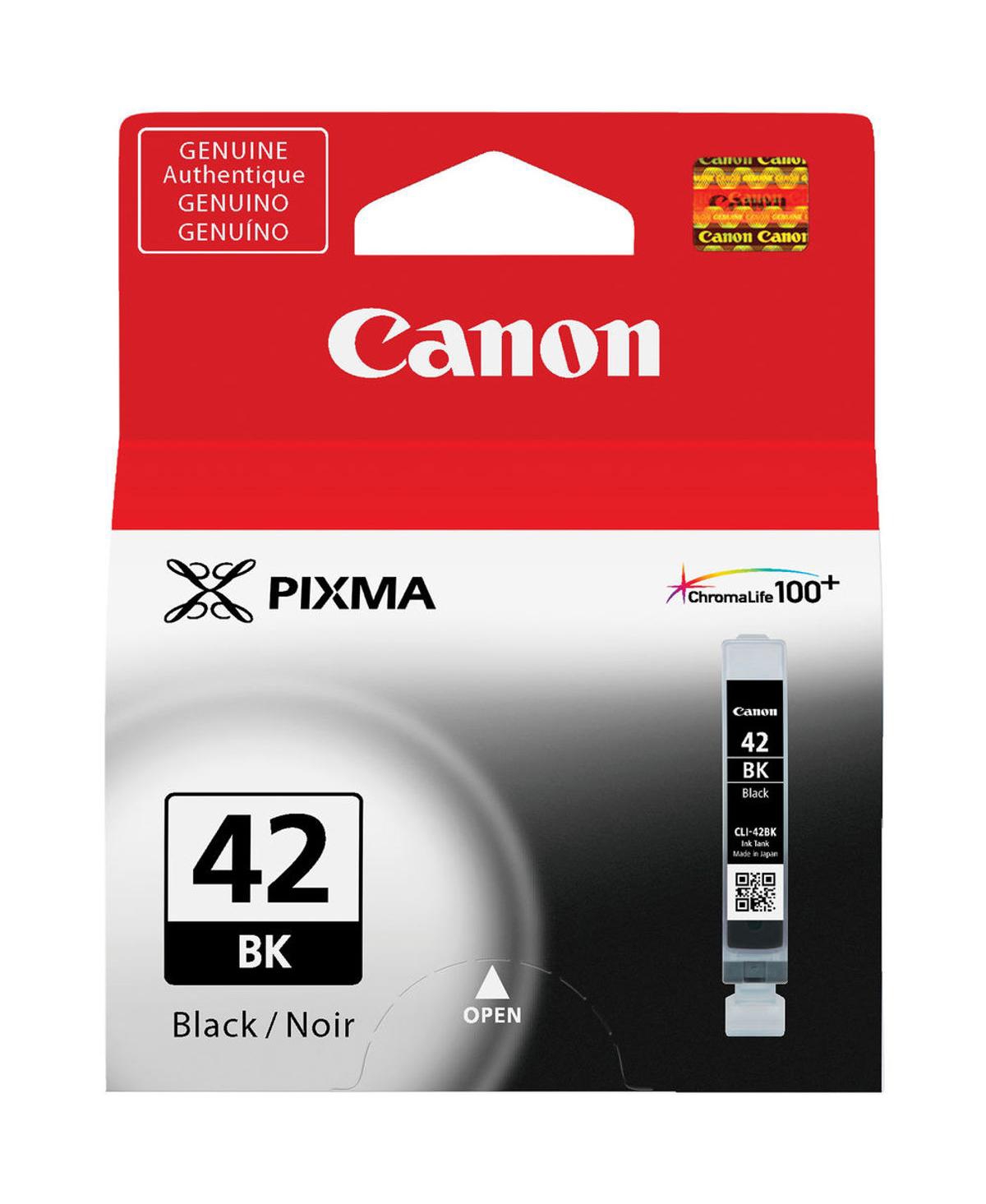 Click here for Canon 6384B002 Cli-42 ChromaLife100+ Ink - Black prices