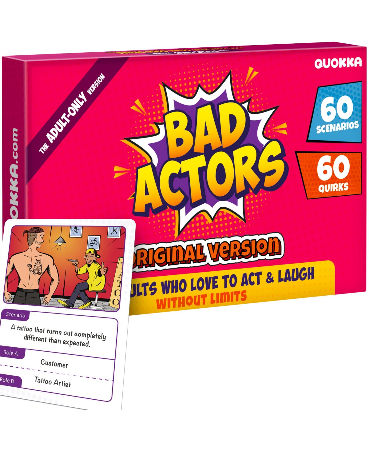 Click here for Quokka Family Board Games - Improv Card Game - Rol... prices