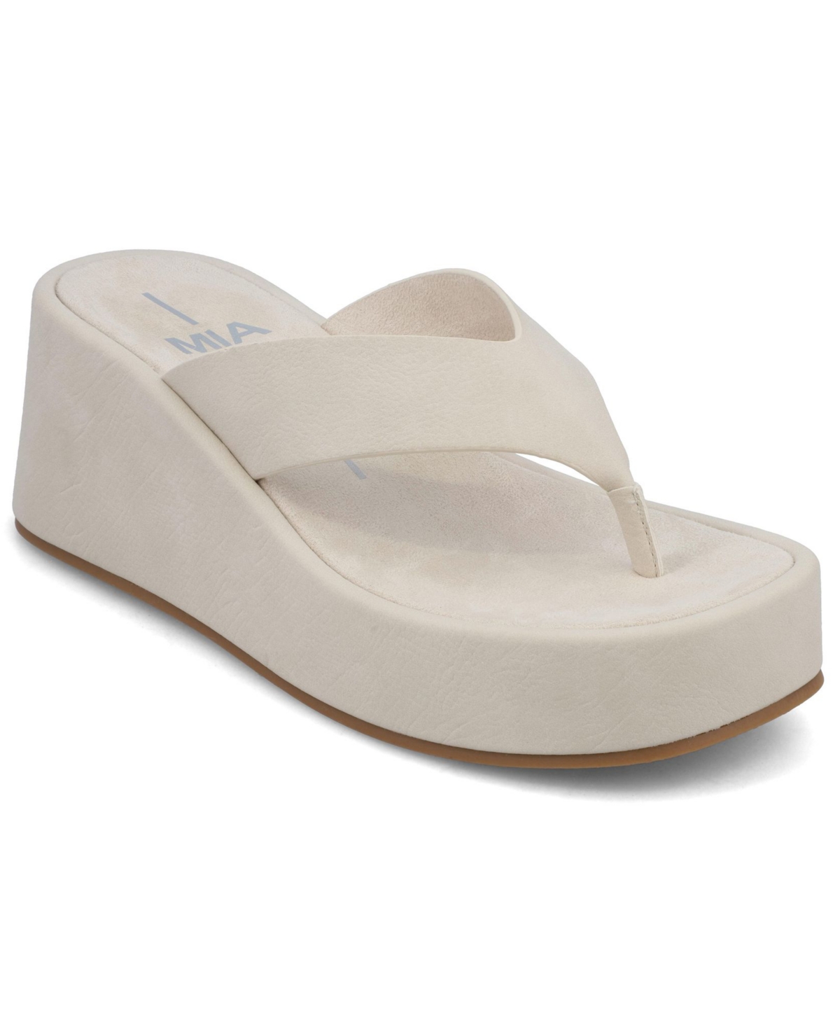 Click here for Mia Womens Niccola Slip-On Platform Thong Sandals... prices