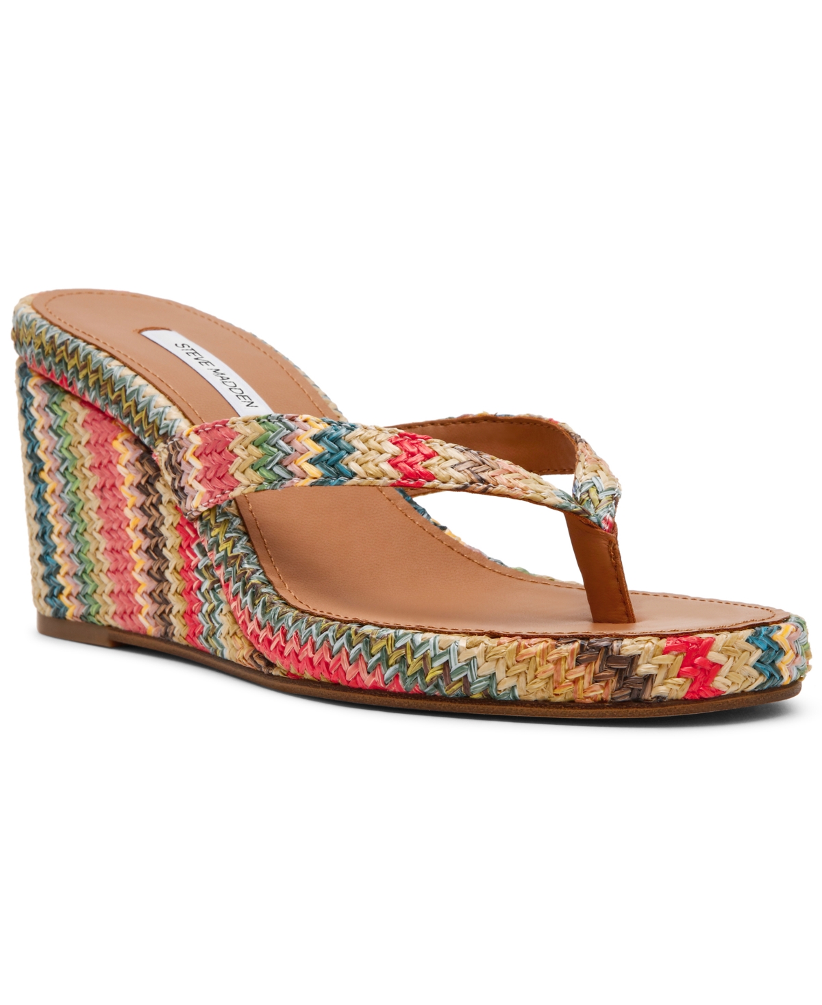 Click here for Steve Madden Womens Playing Wedge Thong Sandals -... prices