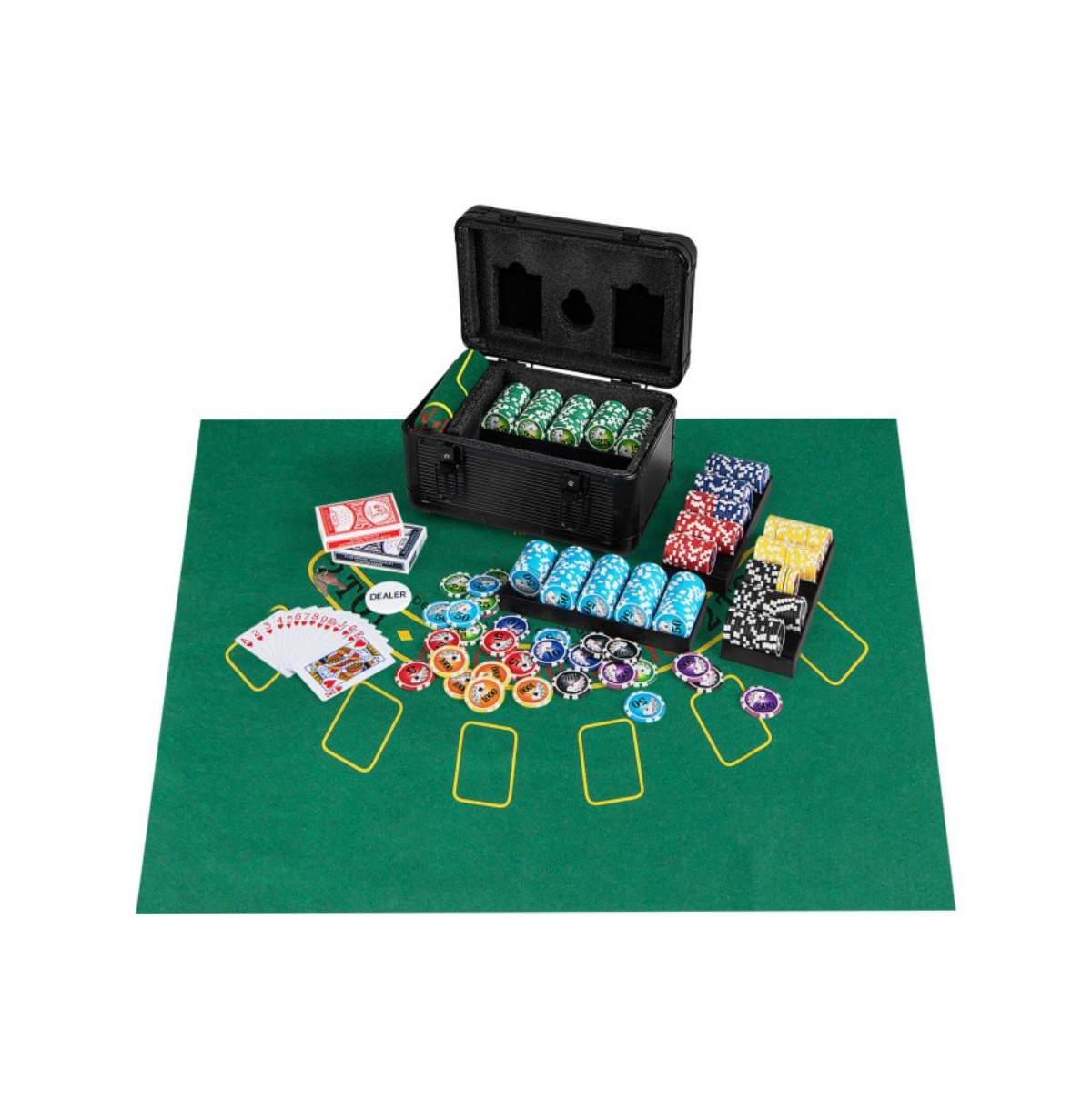 Click here for Hongge Casino Poker Chips with 600 Pieces Chips Te... prices