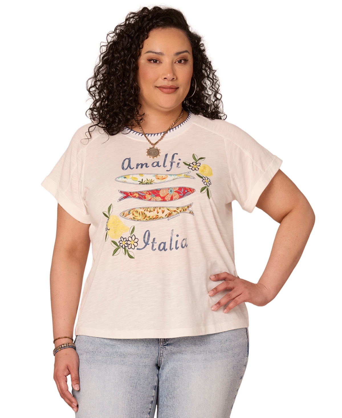 Click here for Democracy Plus Size Short-Sleeve Crew Neck T-Shirt... prices