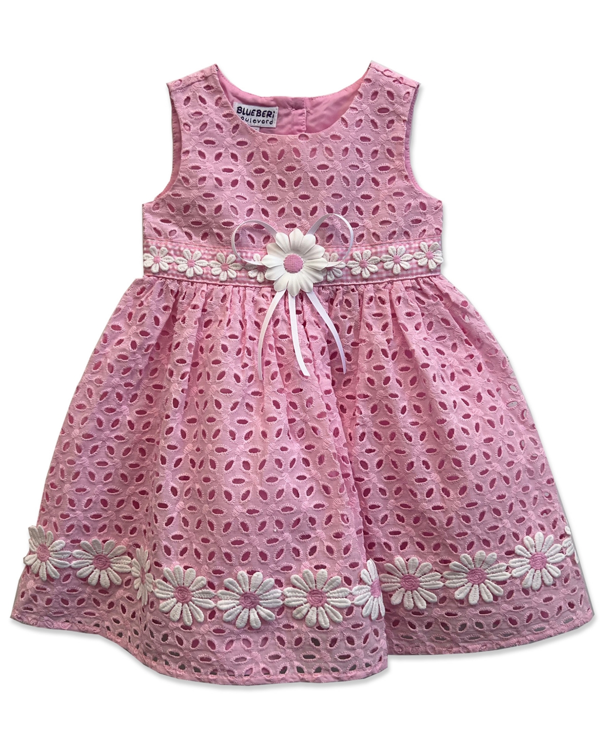 Click here for Blueberi Bouevard Baby Girls Sleeveless Eyelet Dre... prices