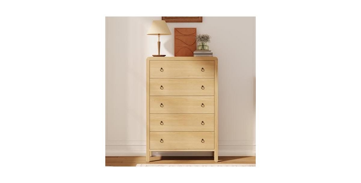 Click here for gaomon 5 Drawer Dresser for Bedroom  47" Tall... prices