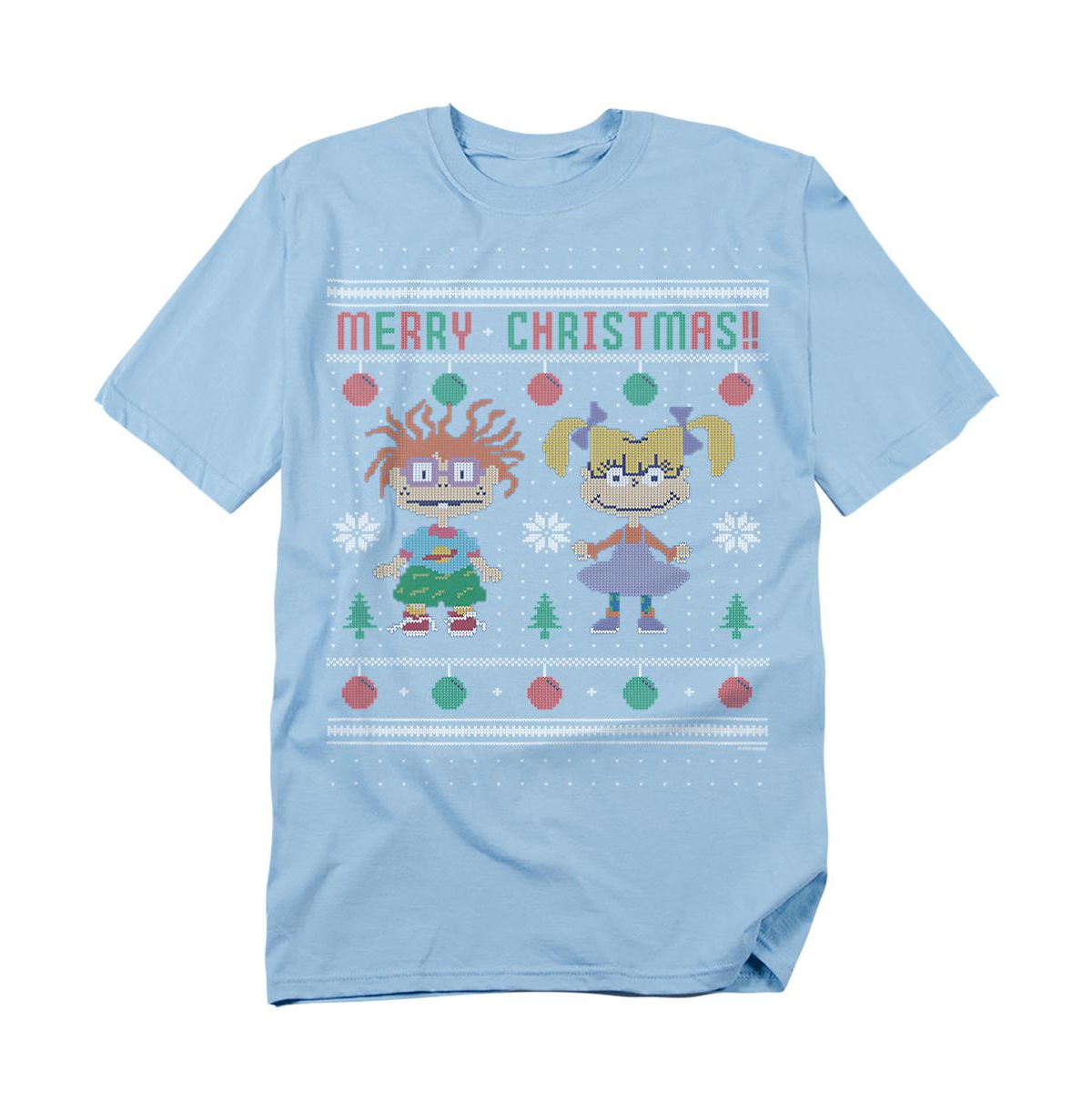 Click here for Rugrats Mens Merry Ugly Christmas Sweater With Chu... prices