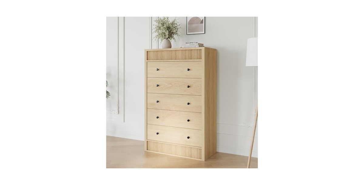 Click here for gaomon 5 Drawer Tall Dresser for Bedroom  31.5... prices