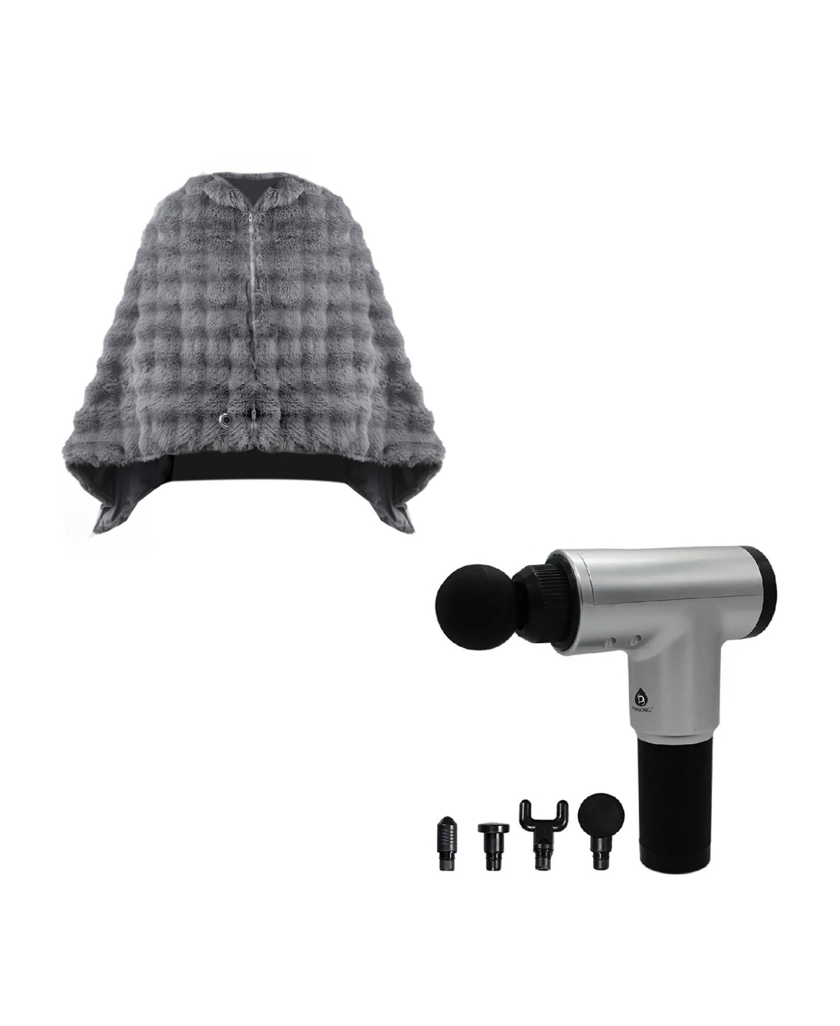 Click here for Pursonic Heated Poncho & 6-Speed Deep Tissue Massa... prices