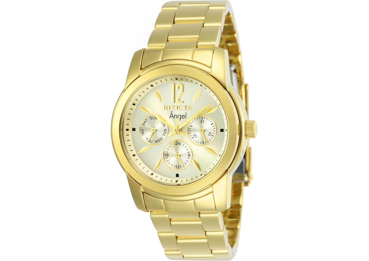 Click here for Invicta Womens 12551 Angel Quartz Chronograph Gold... prices