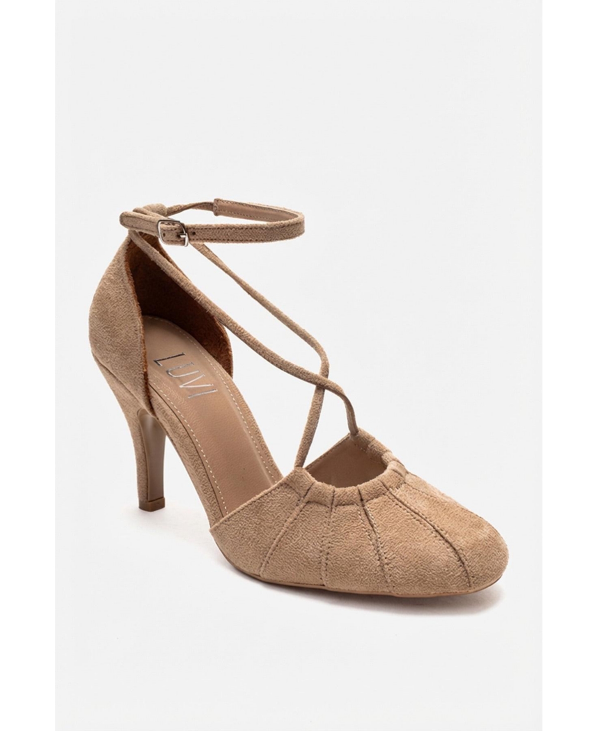 Click here for Prologue Shoes Womens Eliza Stiletto Pump - Beige... prices