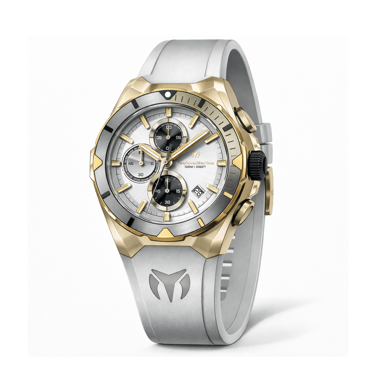 Click here for Technomarine Mens Silver Dial Watch - White prices