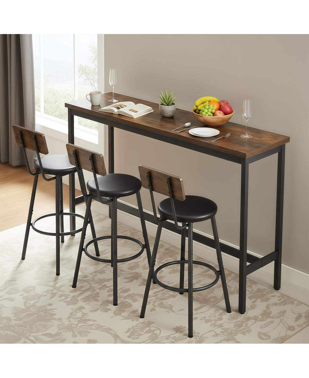 Click here for Streamdale Furniture Bar Table and Chairs Set for... prices